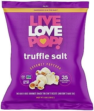 Live Love Pop Truffle Salt Popcorn 1.0 oz. (24 pack) - Walmart.com