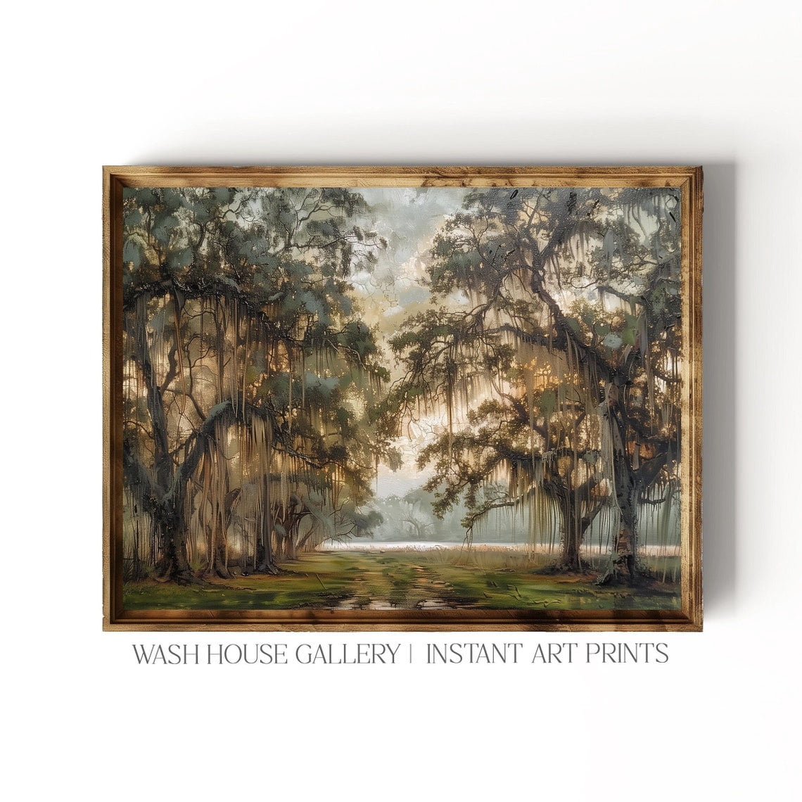 Live Oaks Charleston Wall Art Savannah Georgia Avenue Of Oaks Poster ...
