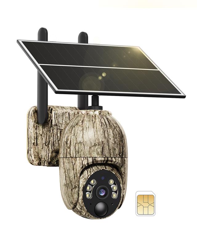 [Live Only] 4G LTE Cellular Solar Surveillance Security Camera-2K HD ...