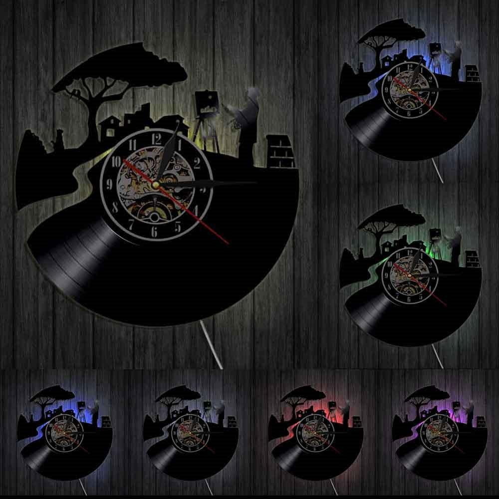Live Painting Wall Art Wall Clock Painting Artist Vinyl Record Wall ...