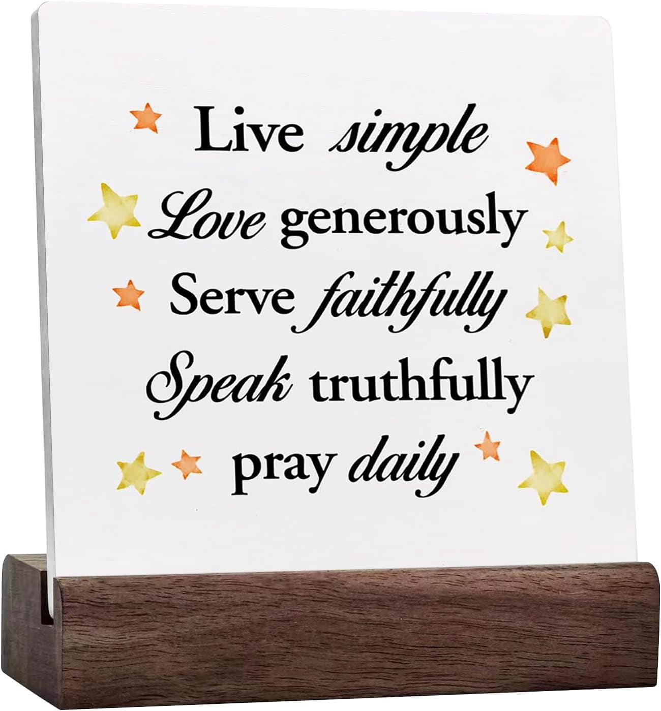 Live Simply Love Generously Serve Faithfully Speak Truthfully Pray ...