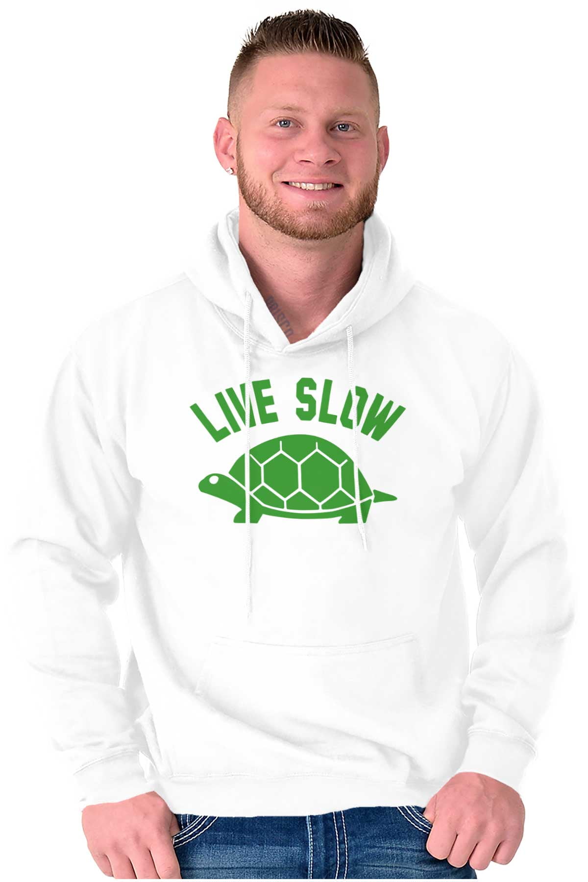 Live Slow Turtle Tortoise Animals Hoodie Sweatshirt Women Men Brisco ...