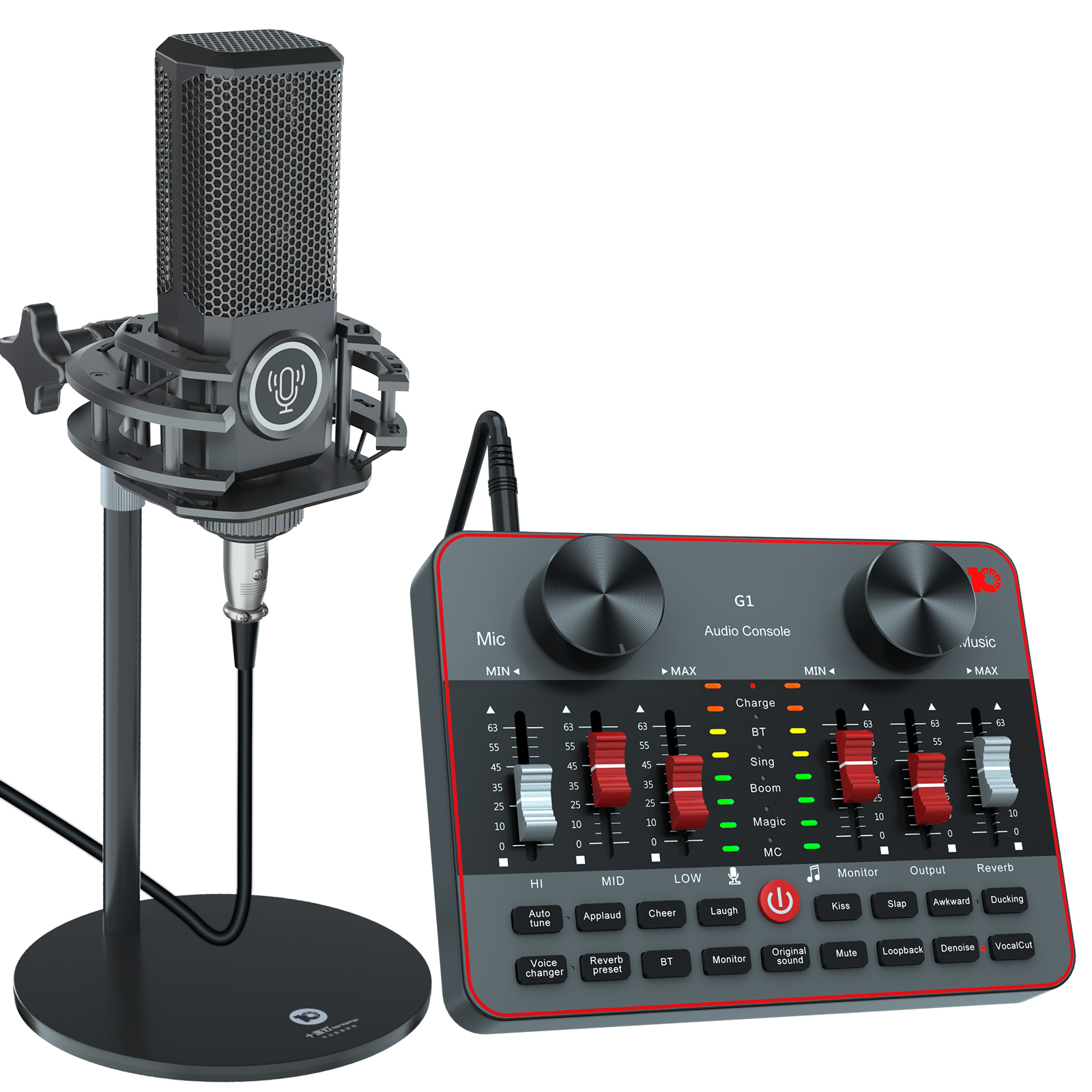 Audio2000'S AMX7322- Professional Six-Channel Audio Mixer with USB ...