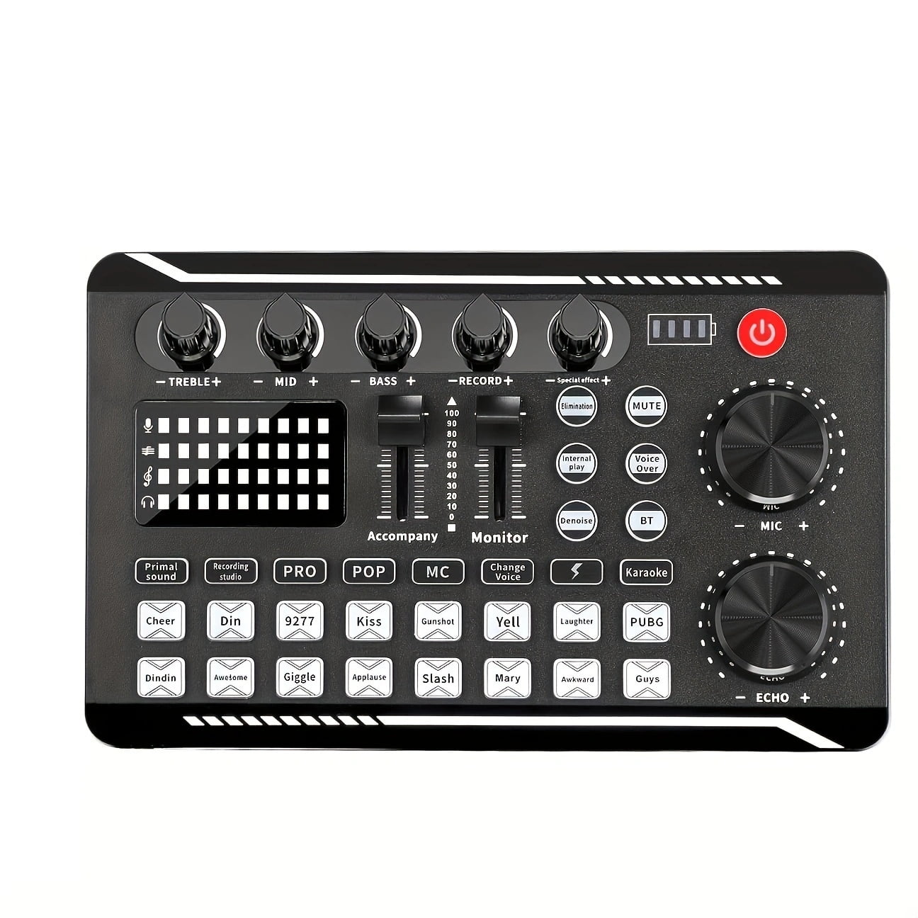 Live Sound Card and Audio Interface with DJ Mixer Effects and Voice ...