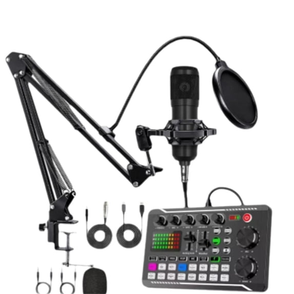 Live Sound Card with DJ Mixer Effects, Voice Changer, and Multiple ...