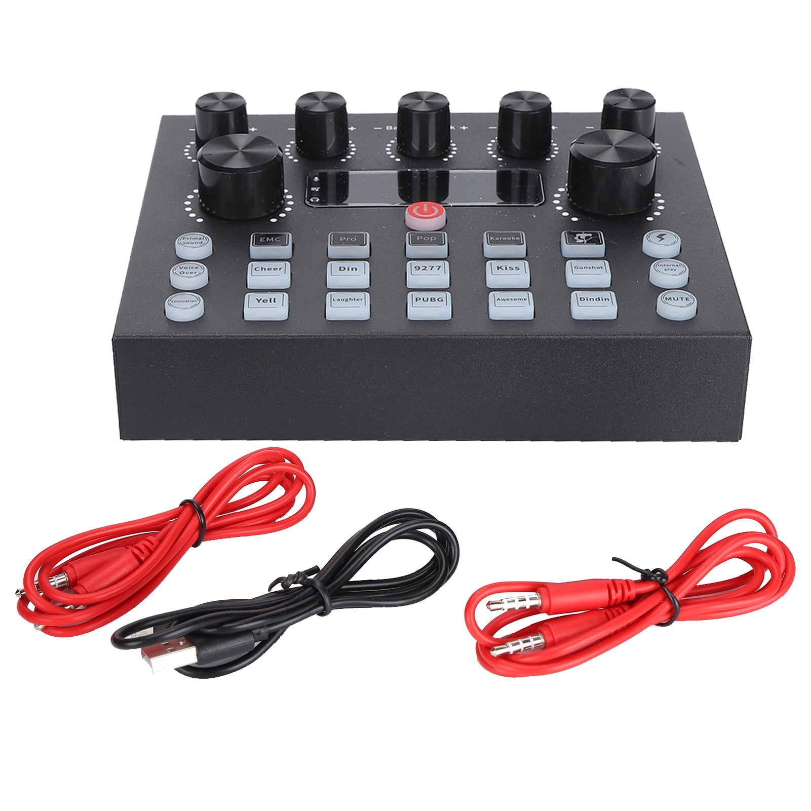 Live Streaming Sound Card Rechargable Dual‑Channel Bluetooth Live ...