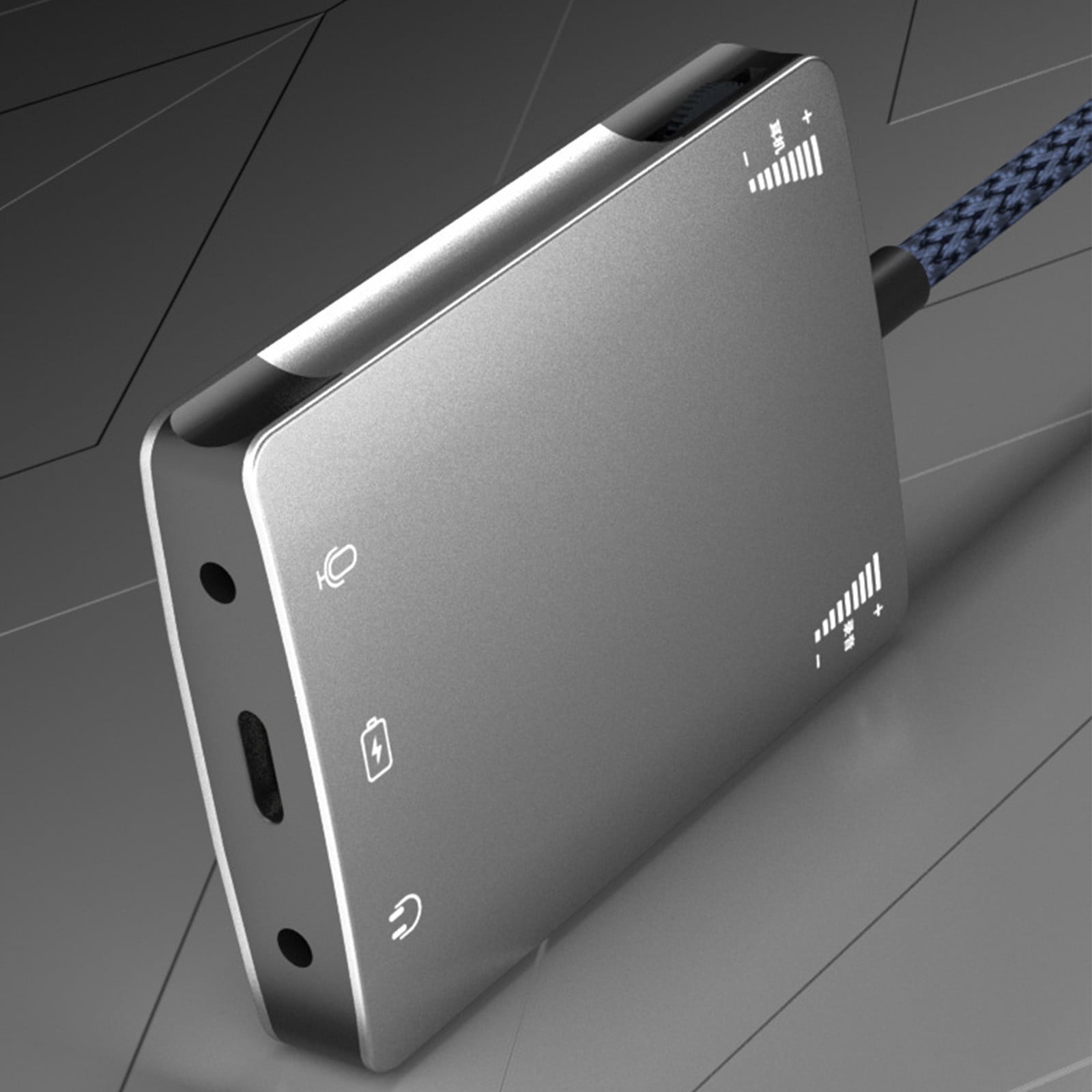 Live Streaming Sound Card, Type C Audio Adapter, Plug-and-Play ...