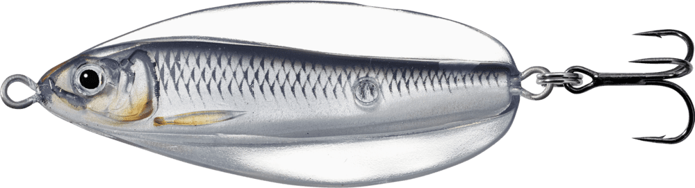 Live Target Fishing Tackle Lures Erratic Shiner Casting Silver-Black ...