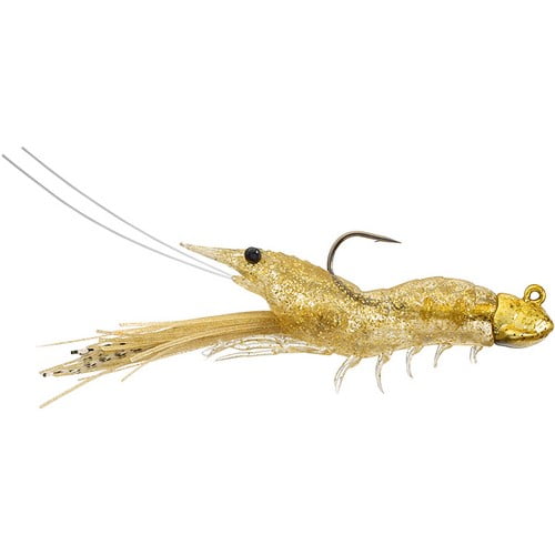 Live Target SSJ85SK911 Fleeing Shrimp Soft Plastic Jig 3 1/2 in - Glass ...