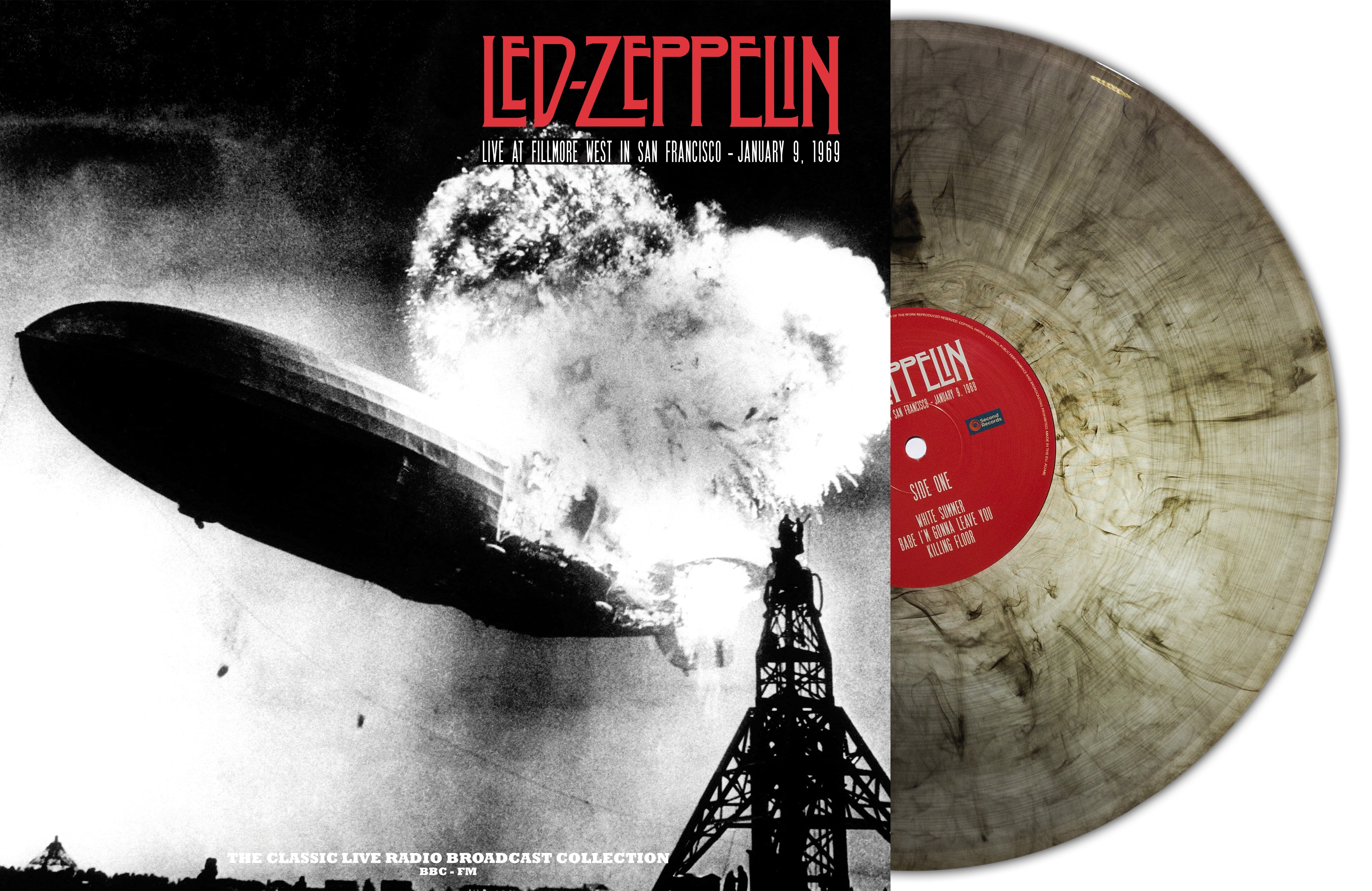 Led Zeppelin Live at Fillmore West, San Francisco, 1969 (Vinyl Record ...