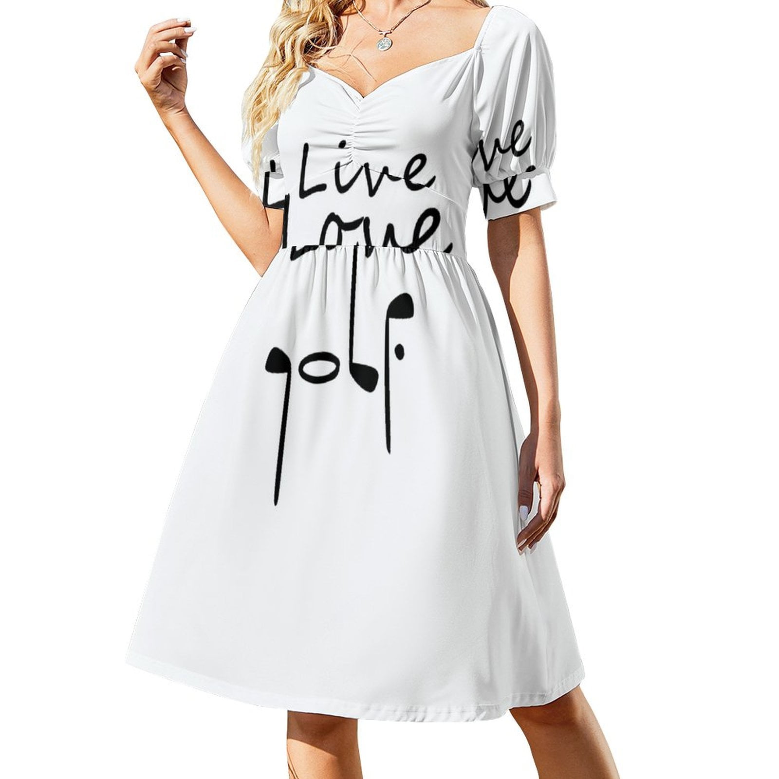 Live love golf Sleeveless Dress prom dresses Bride dresses Dress for ...