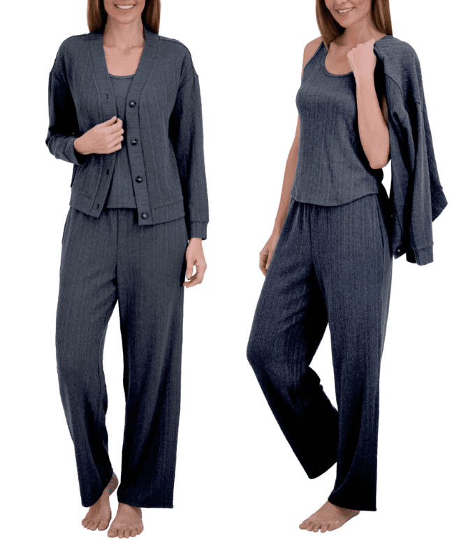 Live2Lounge Women's 3-piece Lounge Set Navy Large - Walmart.com