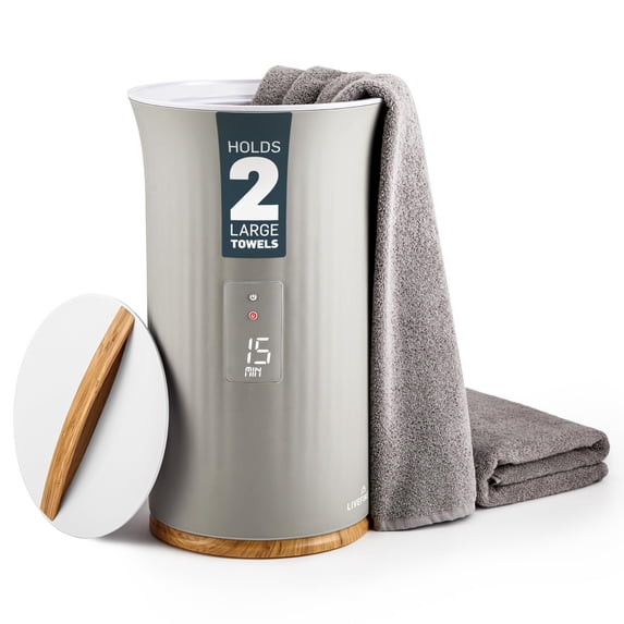 LiveFine, Towel Warmer, 40" x 70", Bucket Style Gray - Walmart.com
