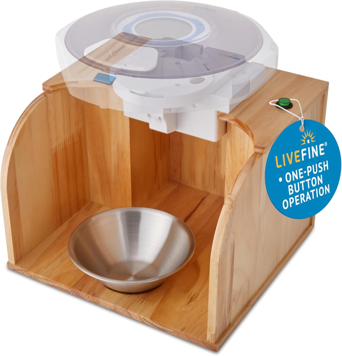 LiveFine Pill Dispenser Tipper (Dispenser is not Included), One-Touch ...