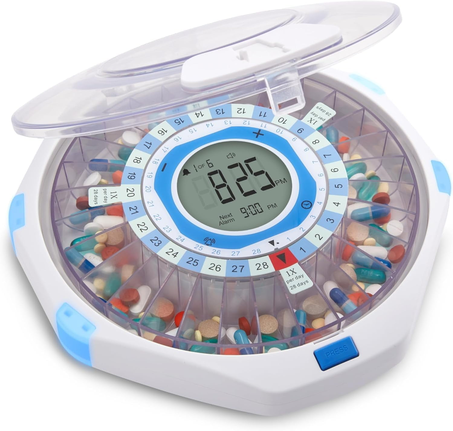 LiveFine WiFi Automatic Pill Dispenser & 28-Day Remote Medication ...