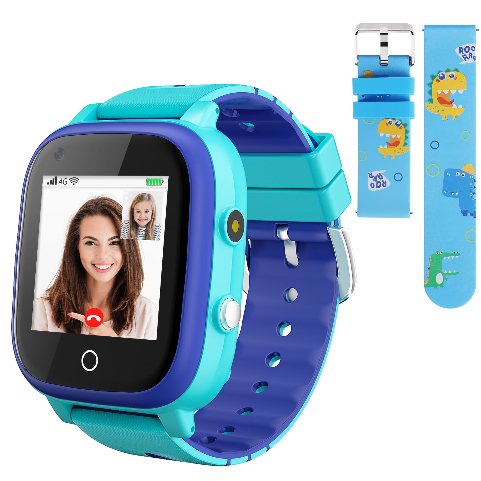 LiveGo 4G GPS Smartwatch for Girls Boys, IP67 Waterproof Sport Smart ...