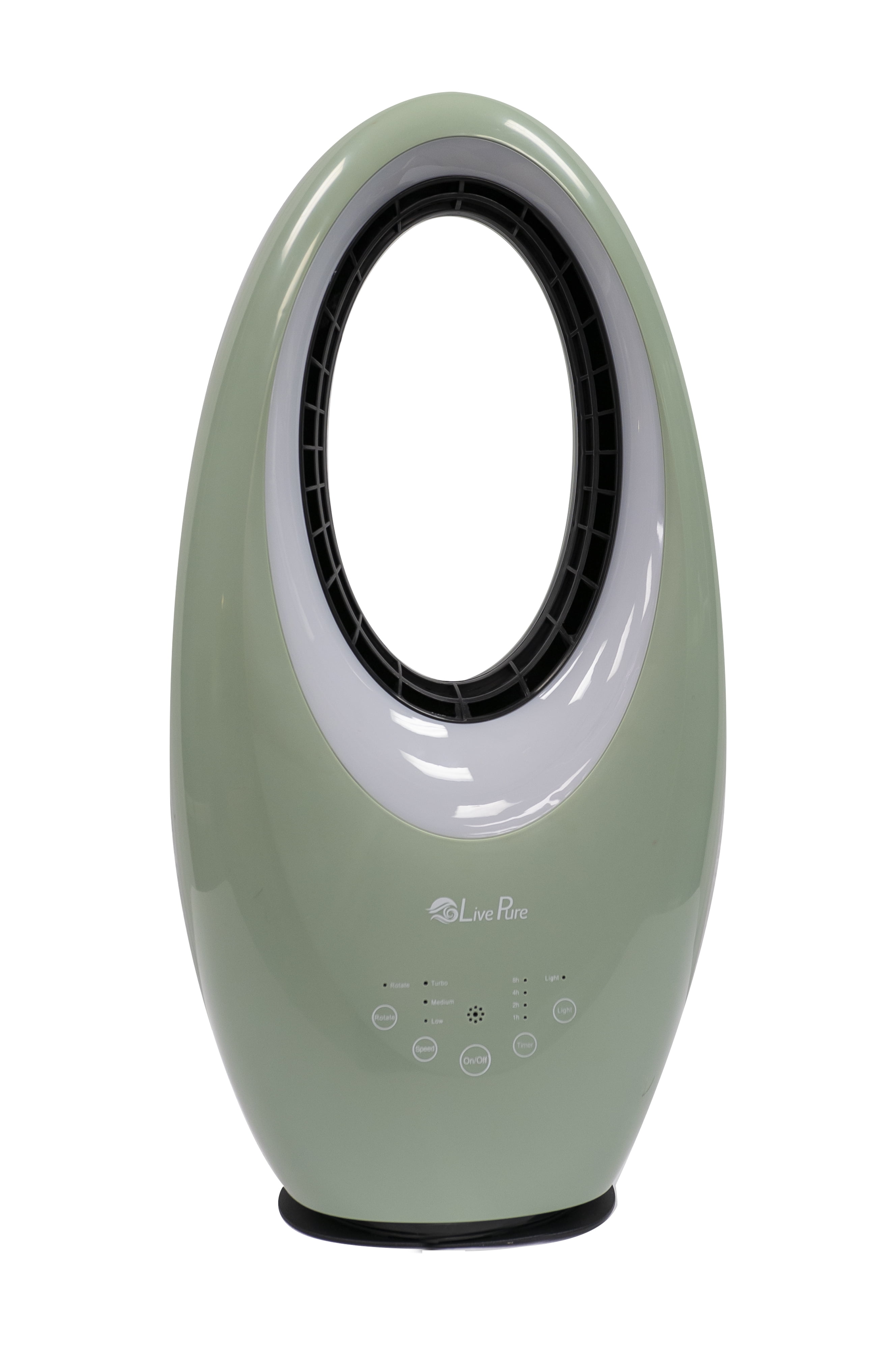 LivePure LP1700FAP Bladeless Auto-Duster, Oscillating Fan w/Filter ...