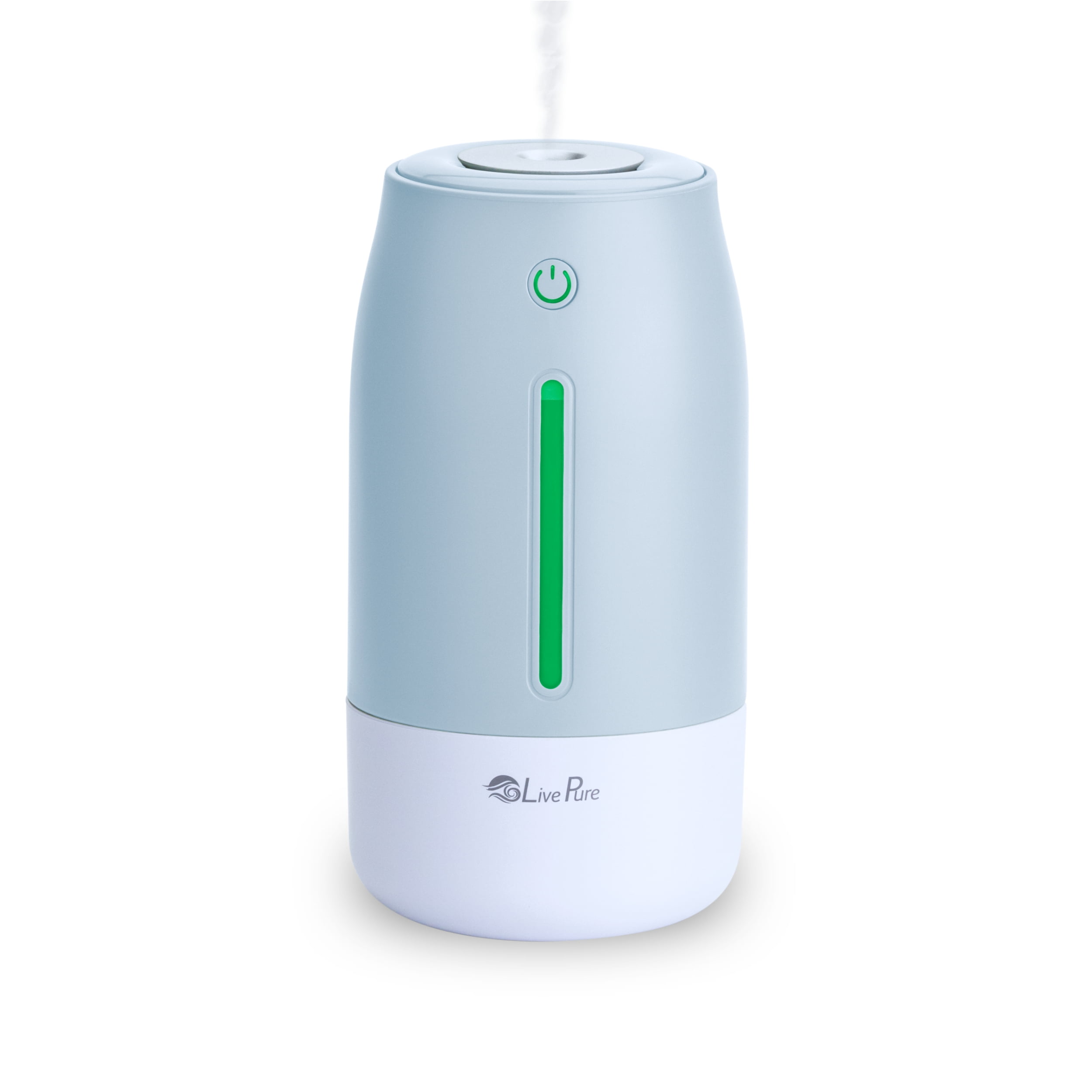 LivePure LP250 Aqua Glo Portable Cool Mist Humidifier. Mint Blue ...
