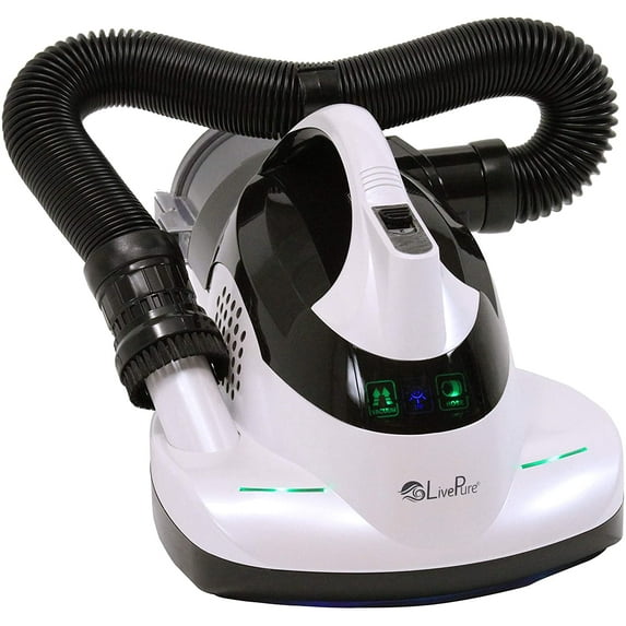 LivePure - Ultramite Handheld HEPA Filter Vacuum & Fabric Sanitizer ...