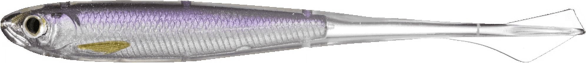 LiveTarget ICT Ghost Tail Minnow- Drop Shot, 3 3/4 ", 0.95 oz, Silver ...