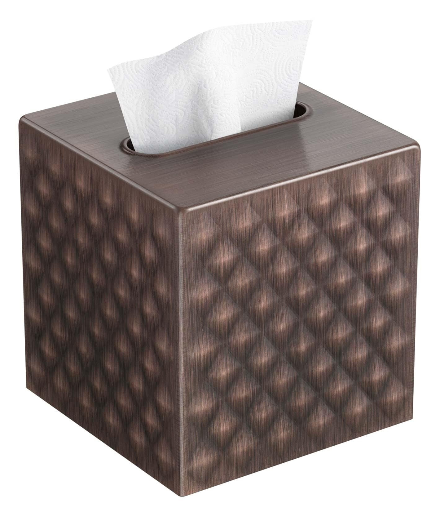 Livelab Metal Tissue Box Cover, Square Tissue Box Holder Modern Decor ...