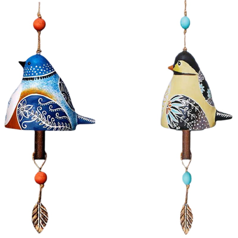 Lively Bird Chime Series, Resin Wind Chimes, Garden Wind Chimes, Home ...