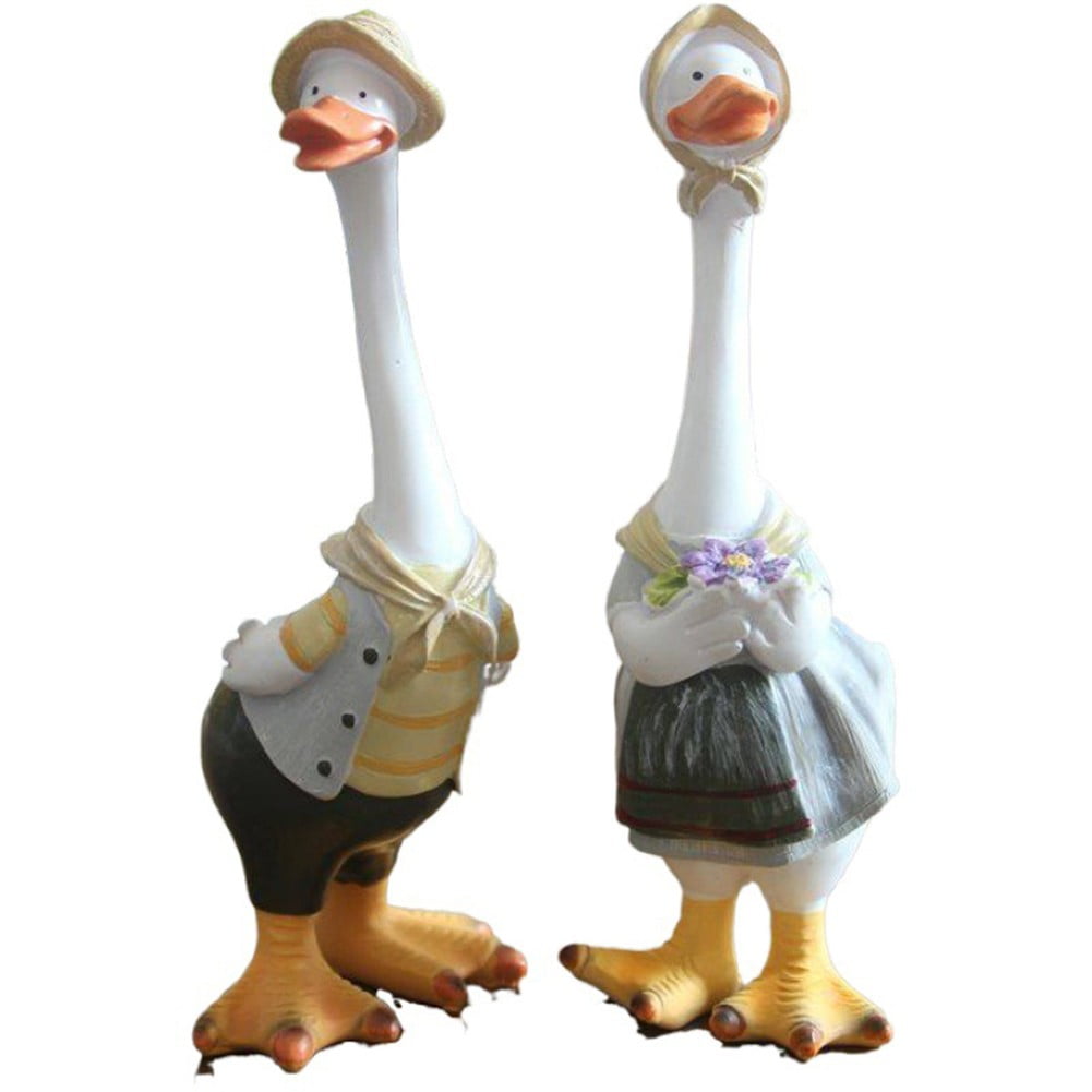 Lively Decorative Ducks in Resin Unique Touch to Your Lawn and Garden ...