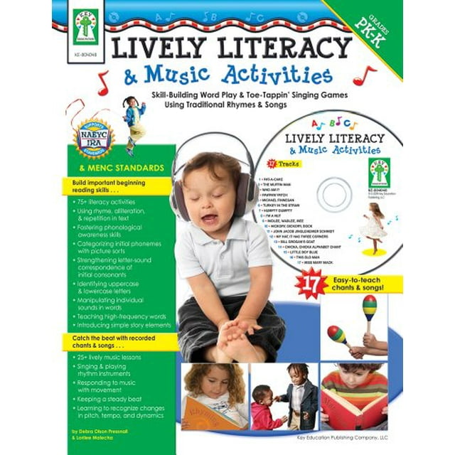 Pre-Owned Lively Literacy & Music Activities, Grades PK - K : Skill ...