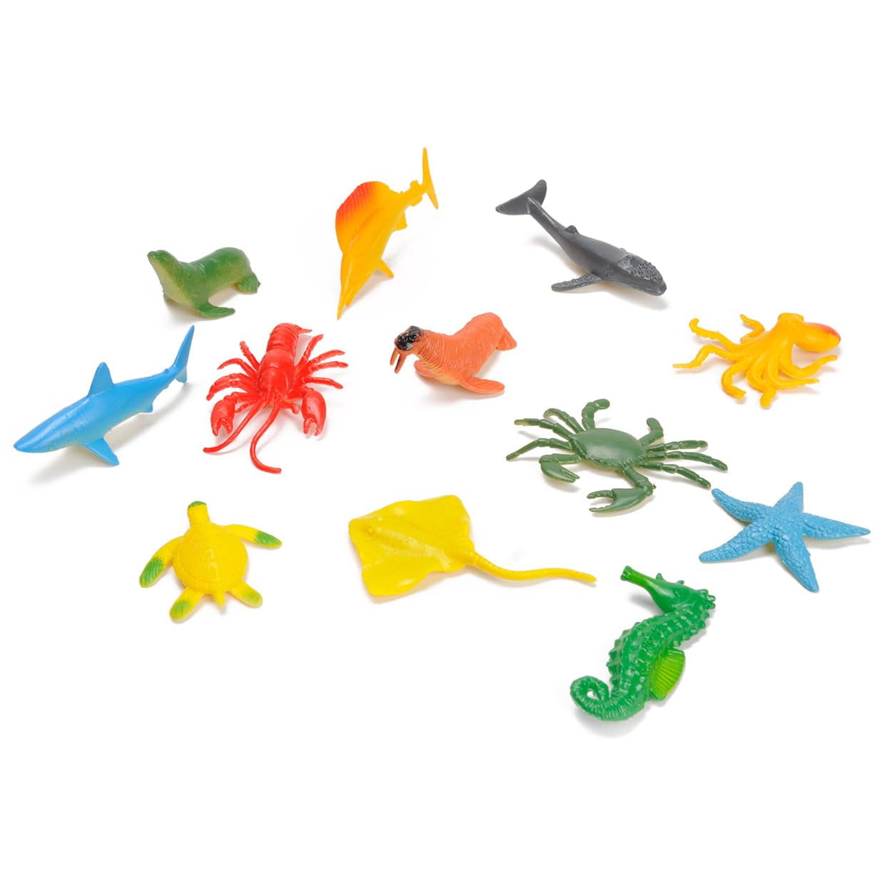 Lively Moments 12 Small Colorful Sea Creatures - Walmart.com