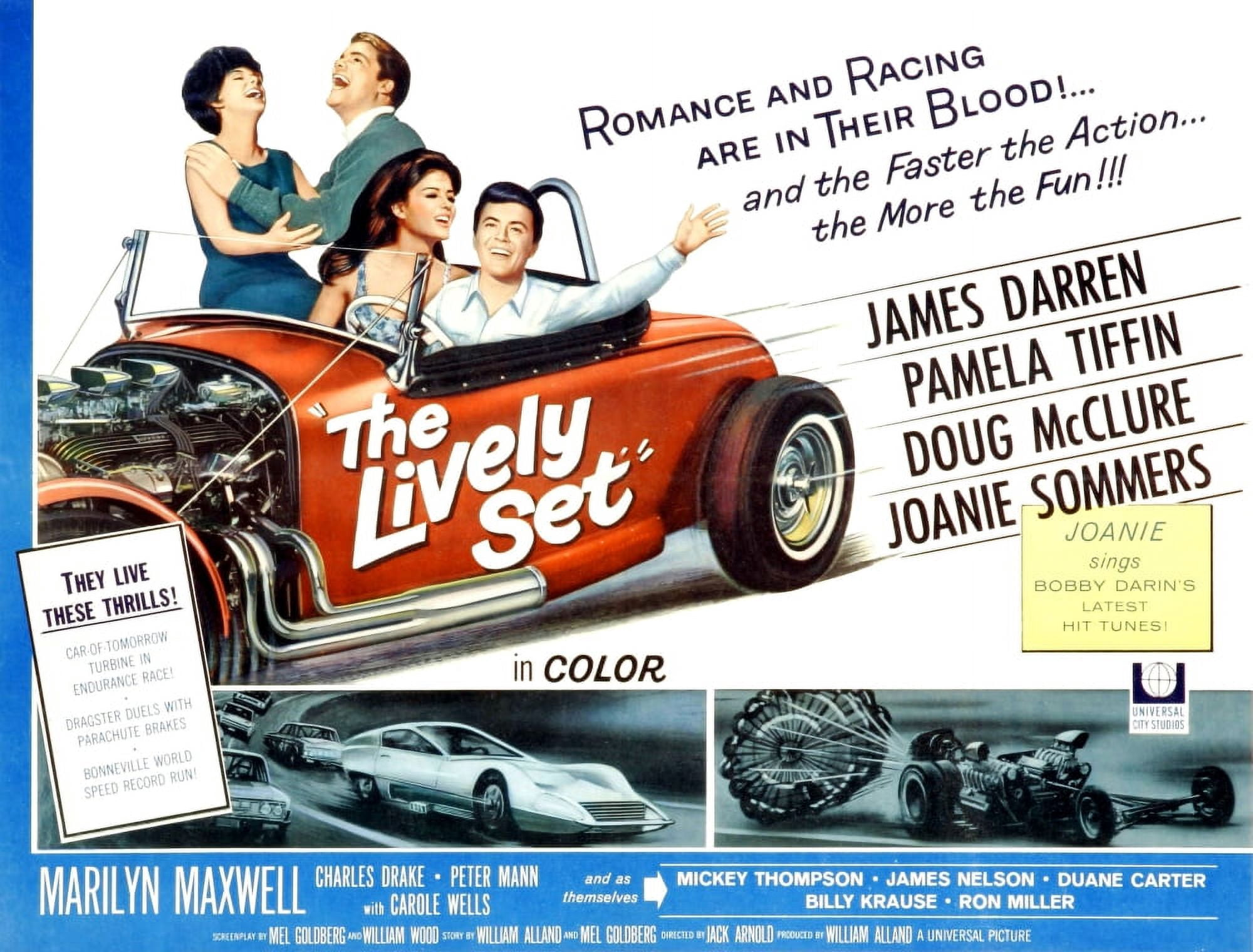 The Lively Set Upper Background From Left To Right: Joanie Sommers Doug ...