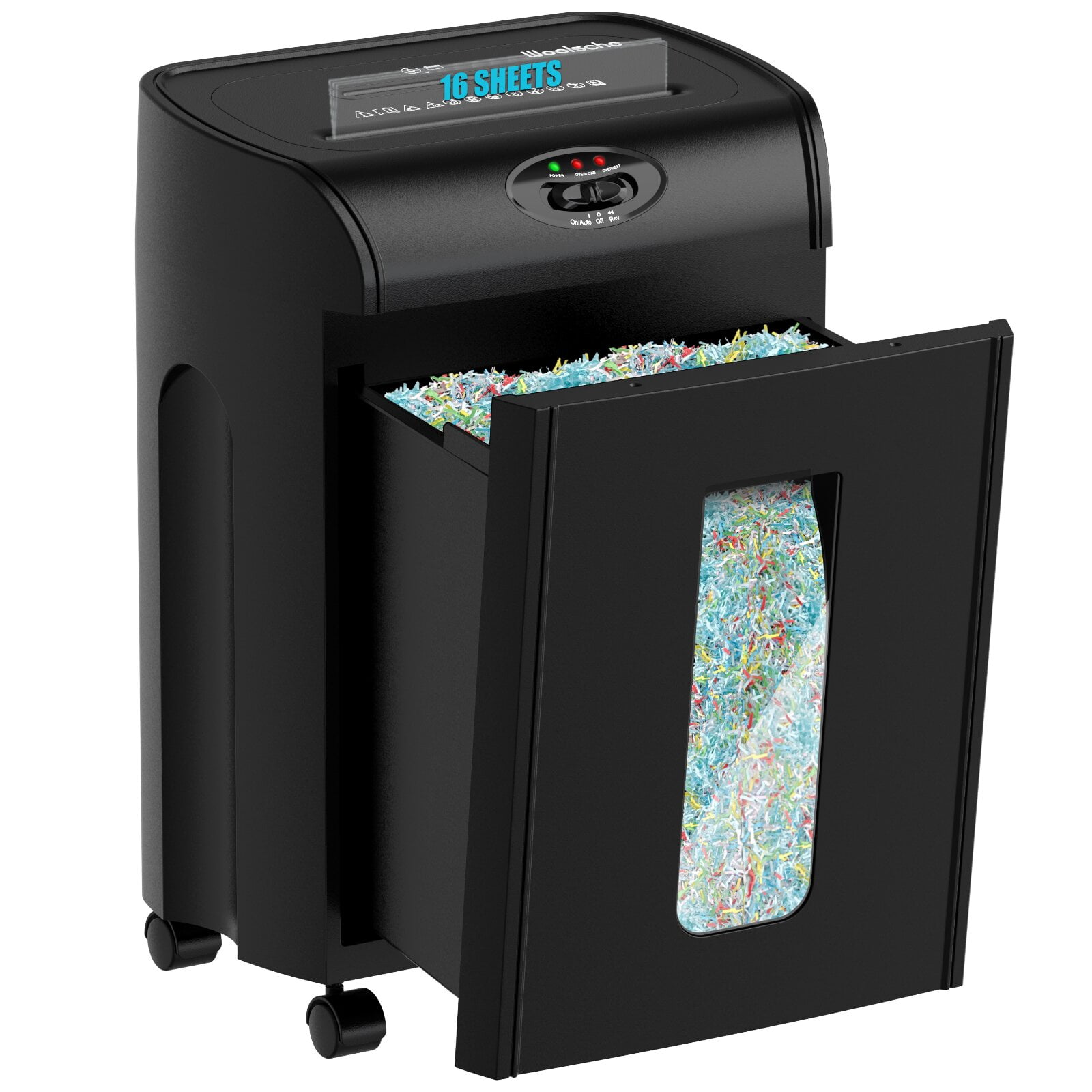 LivelyAant Paper Shredder 15 Sheet Crosscut P4 Security Level Shreds ...