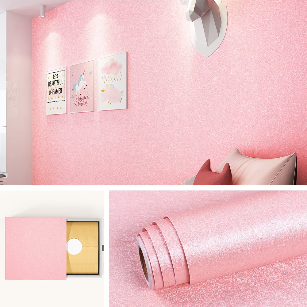 Livelynine Pink Wallpaper Peel and Stick Decorative Contact Paper for ...
