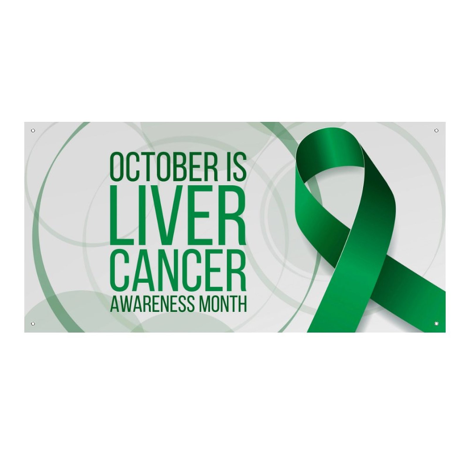 Liver Cancer Awareness Month Banners Flag Hanging Backdrop Sign Wall ...