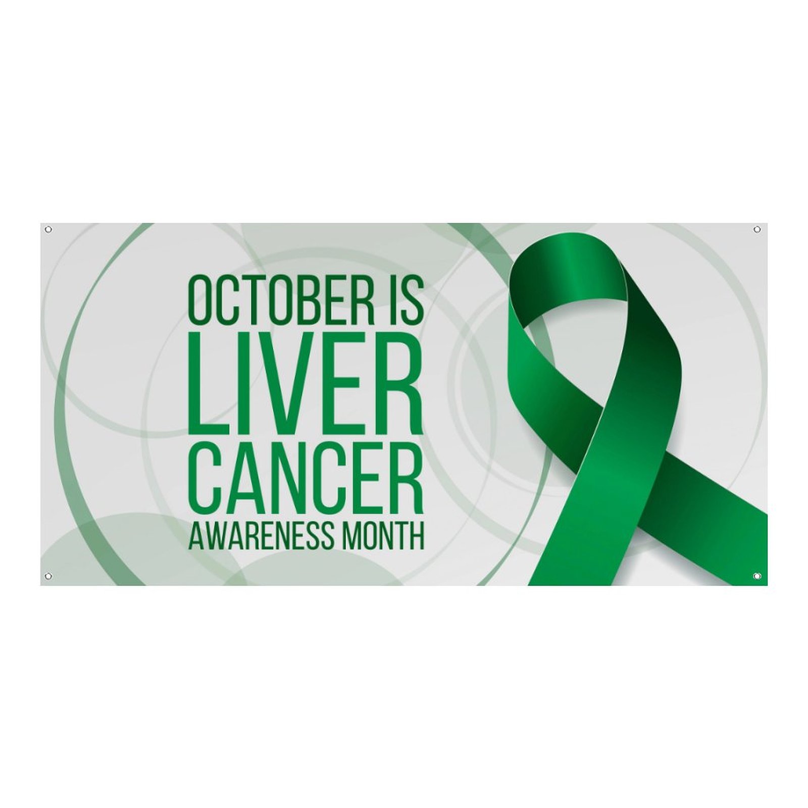Liver Cancer Awareness Month Banners Flag Hanging Backdrop Sign Wall ...