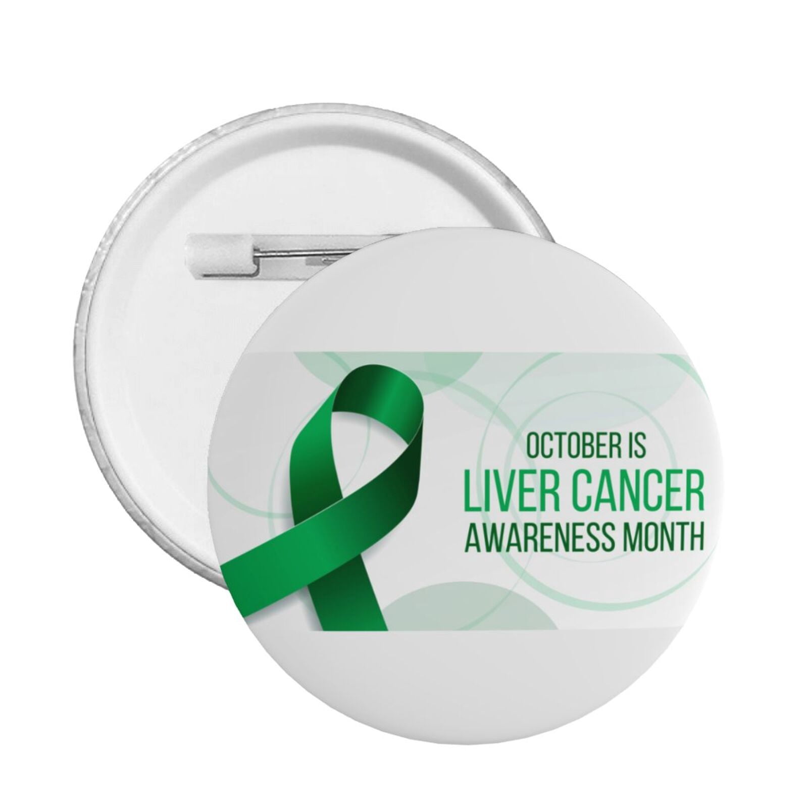 Liver Cancer Awareness Month Circular Button Fashion Badge Decoration ...