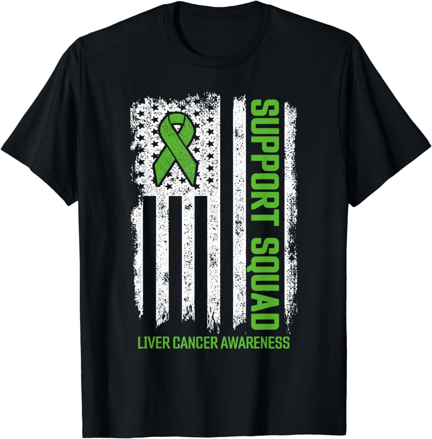 Liver Cancer Shirts Support Squad Liver Cancer Awareness T-Shirt ...