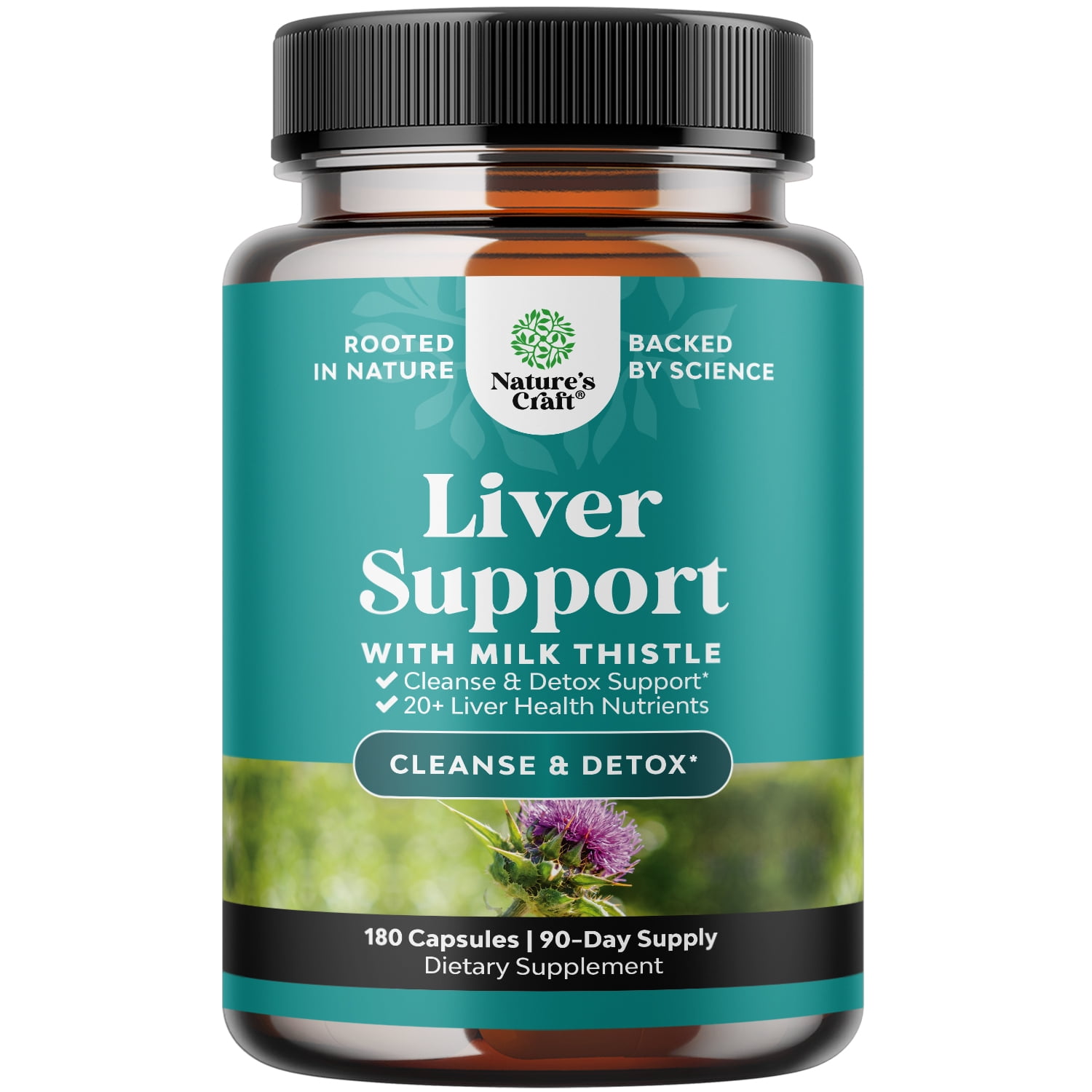 Pure Natural Liver Cleanse Detox And Repair Formula Milk Thistle