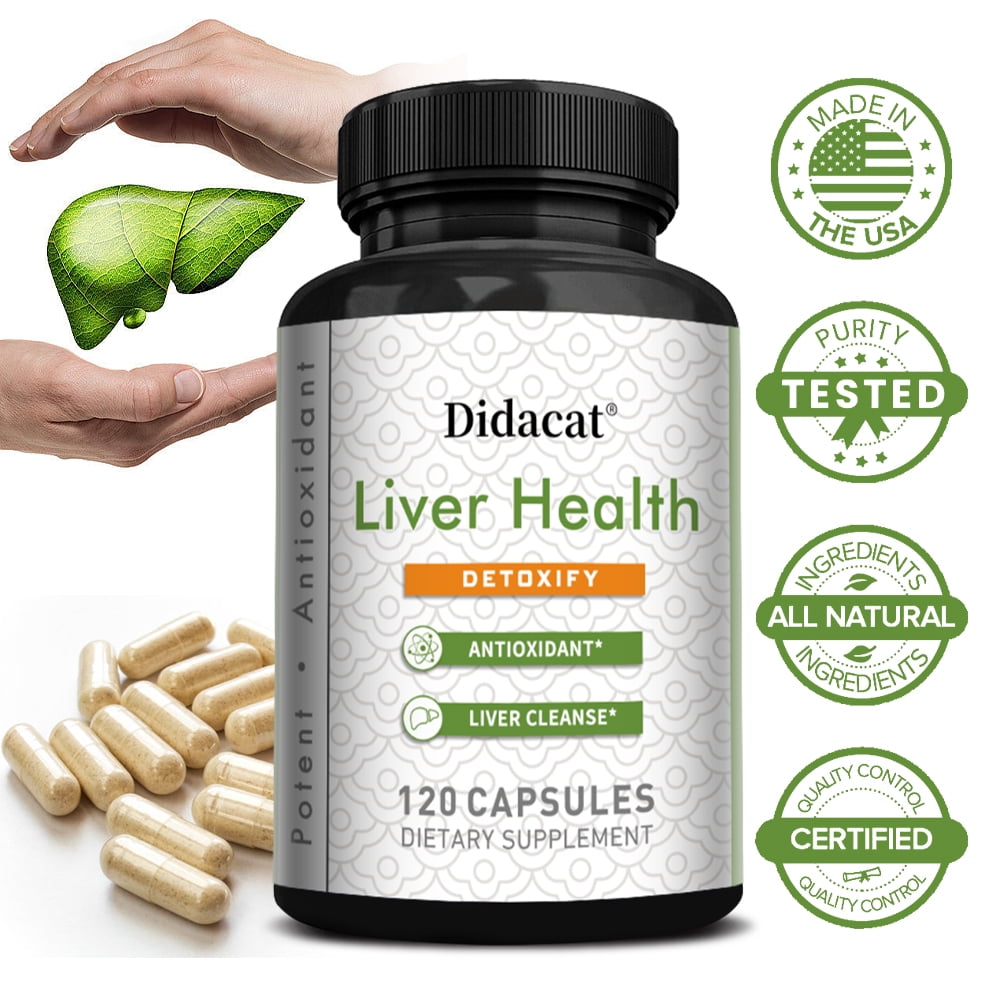 Liver Health Capsules – with Milk Thistle, Selenium, Alpha-Lipoic Acid ...