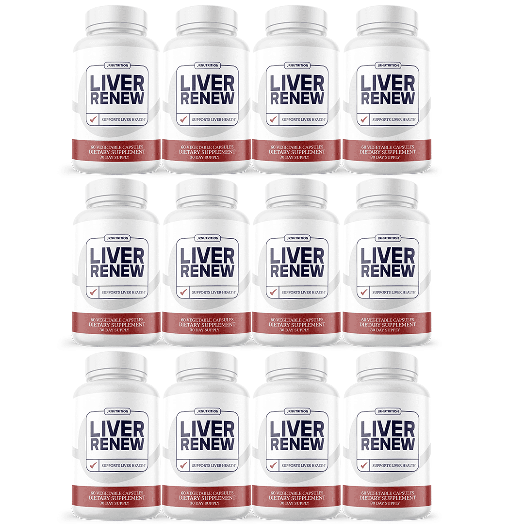 Liver Renew Capsules, Vegan Dietary Supplement - 12 Bottles - Walmart.com