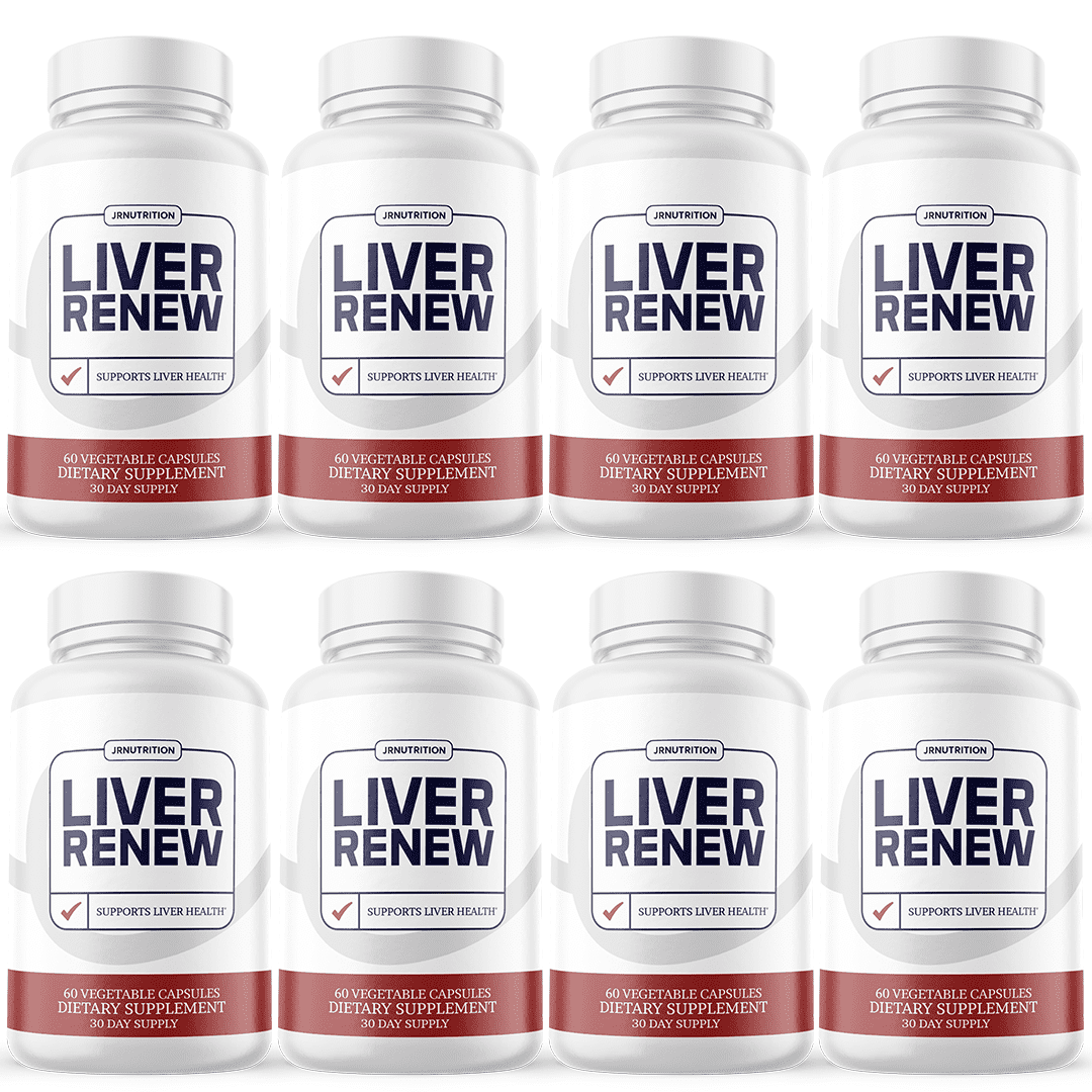 Liver Renew Capsules, Vegan Dietary Supplement - 8 Bottles - Walmart.com