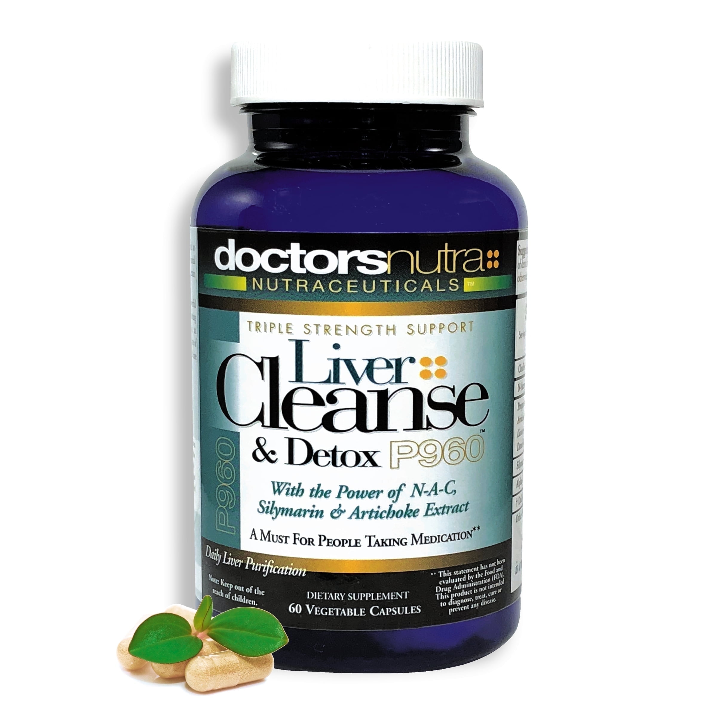 Liver Support Supplement by Doctors Nutra Nutraceuticals, Triple ...
