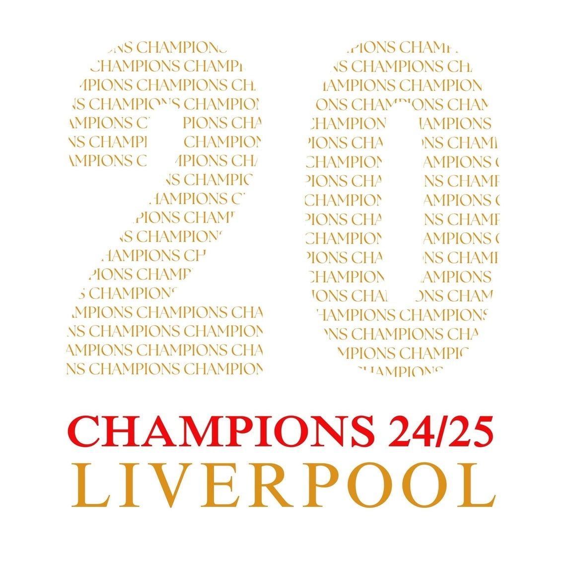 Liverpool 20th Champions 24/25 Coffee Mug LFC Fan Gift, Premier League ...