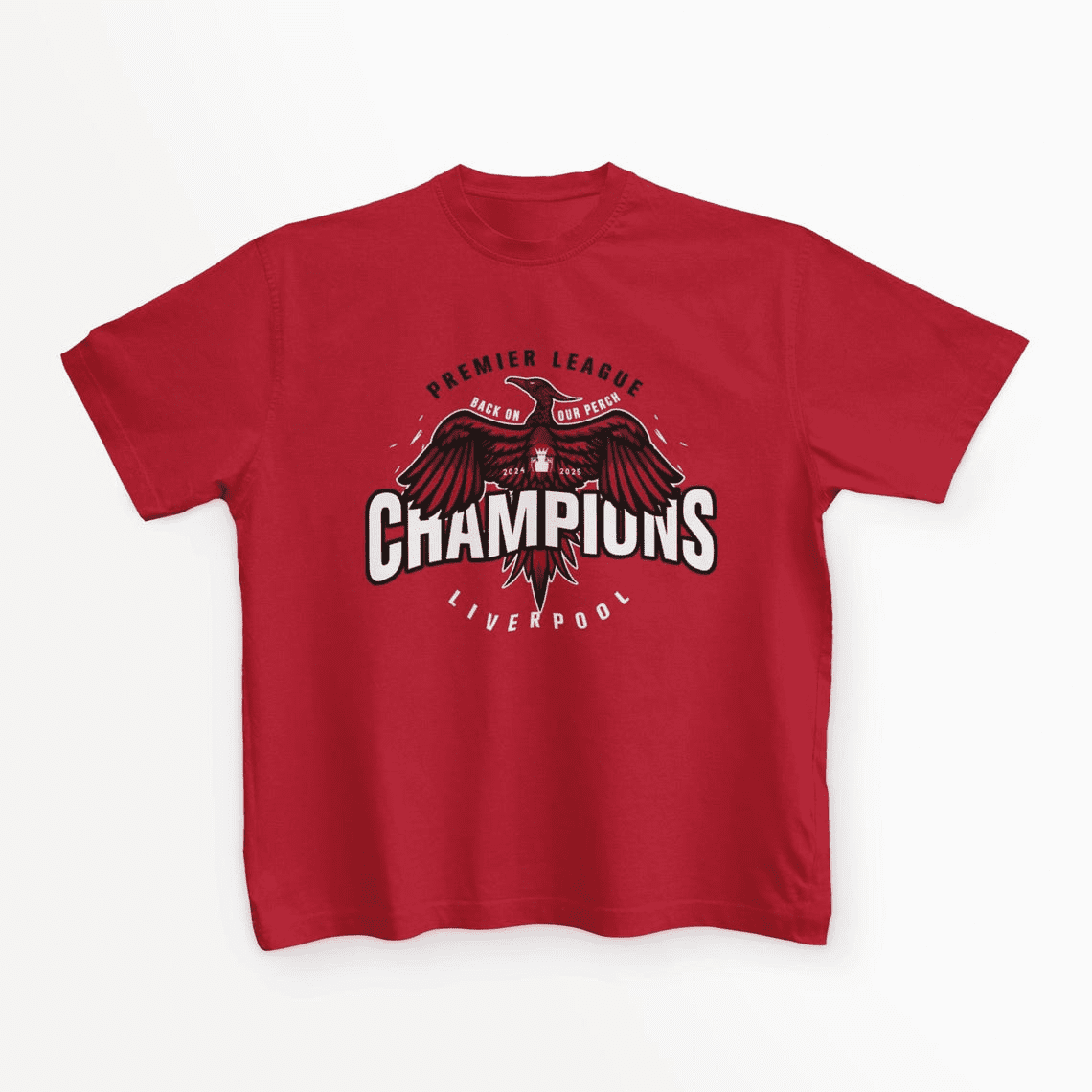 Liverpool FC Shirt Premier League Champions 24 25 Tshirt Soccer Fan ...