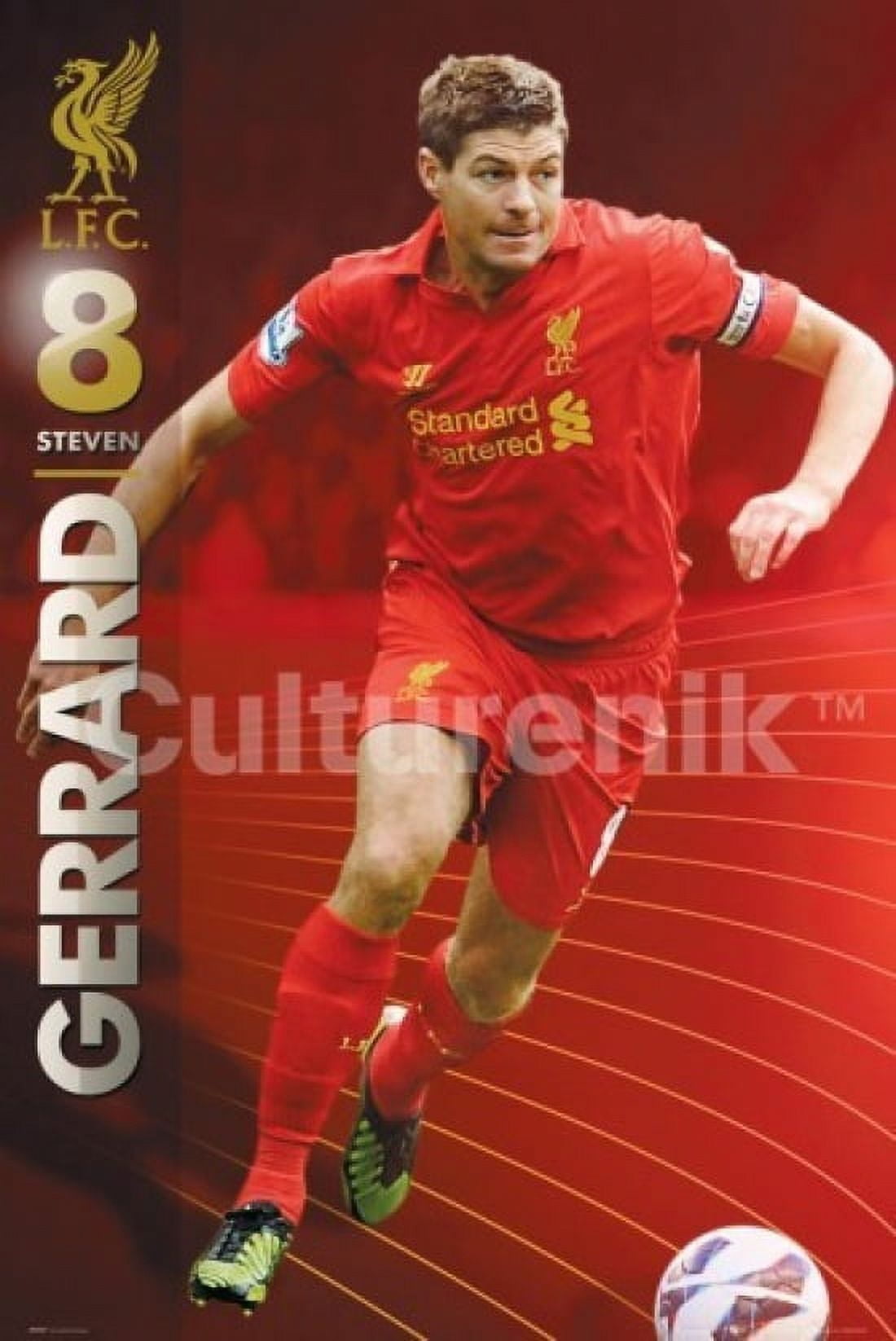 Liverpool Gerrard 1213 Poster (36 X 24) - Walmart.com