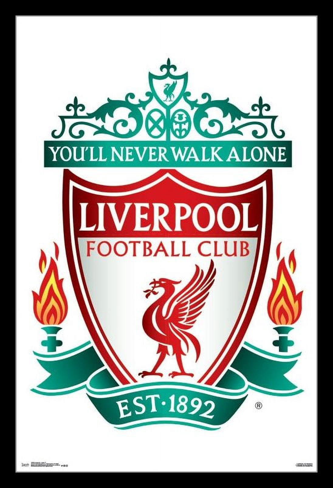 Liverpool - Logo Laminated & Framed Poster Print (22 x 34) - Walmart.com