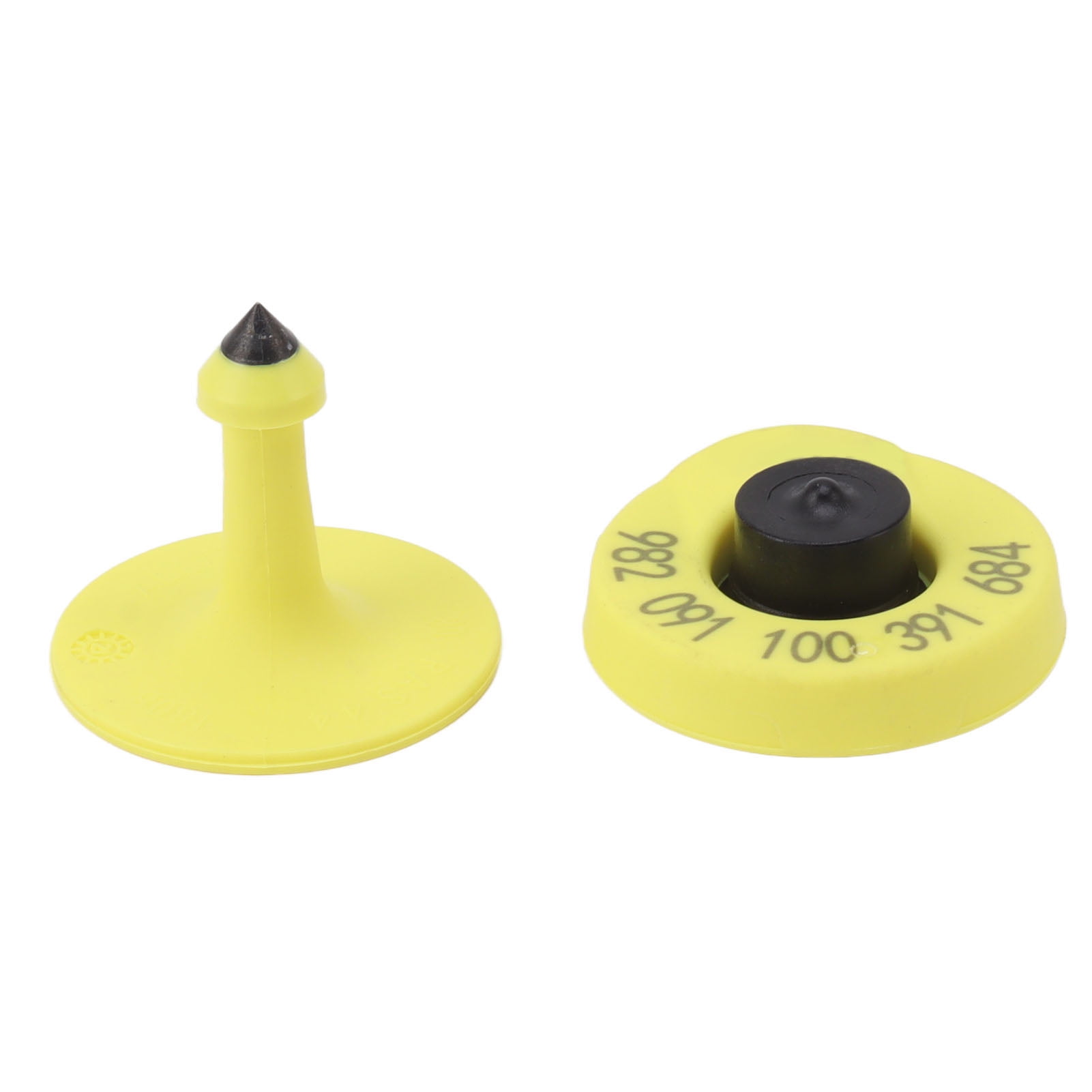 Livestock Ear Tags Yellow Plastic Animal Identification Ear Tags for ...