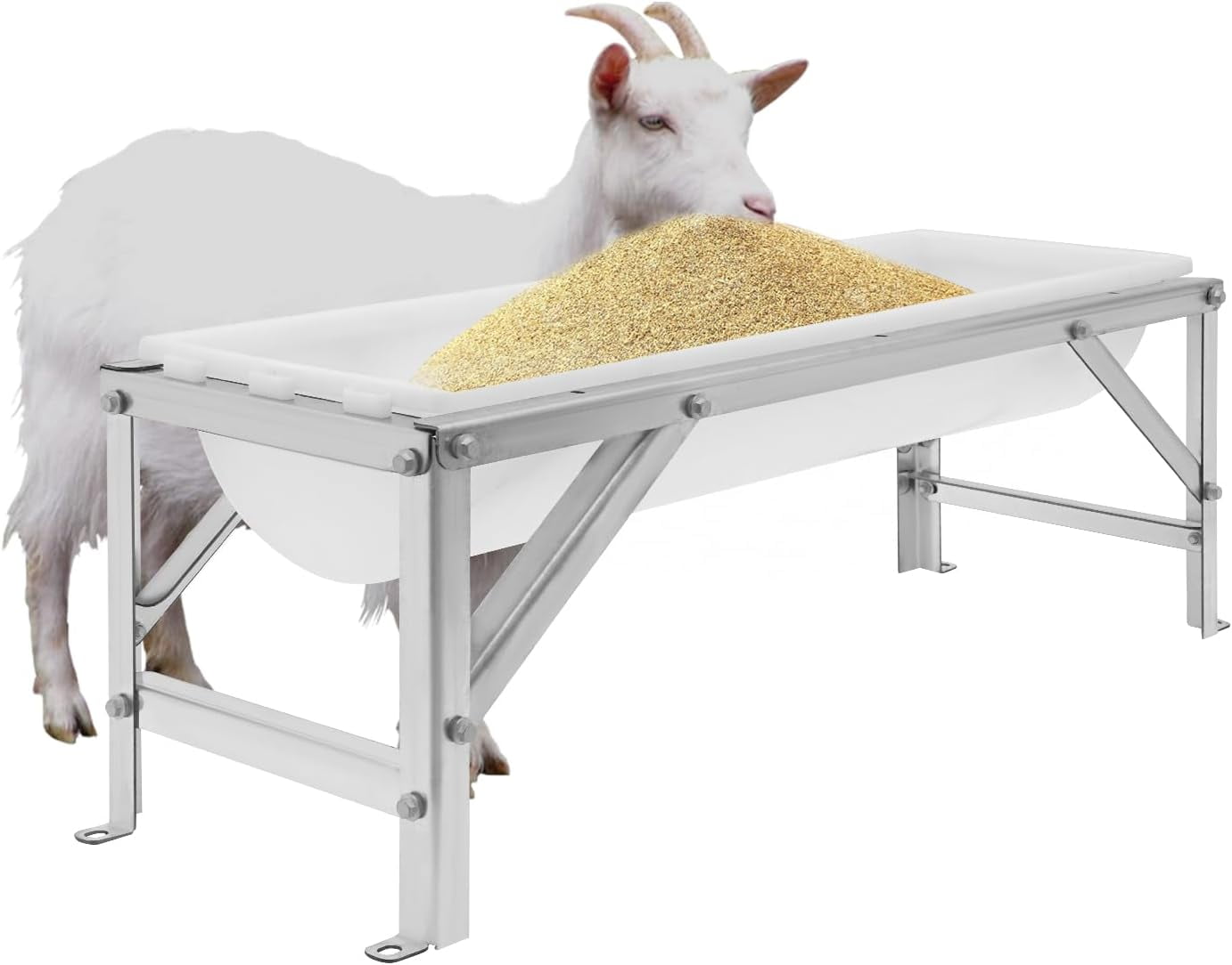 Livestock Feed Trough, 39inch Long Large Capacity Feeder, Feed Trough ...