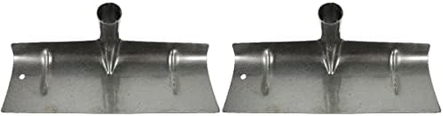 Livestock Manure Cleaning Shovel 2-Pack Durable Iron Manure Spade Heads ...