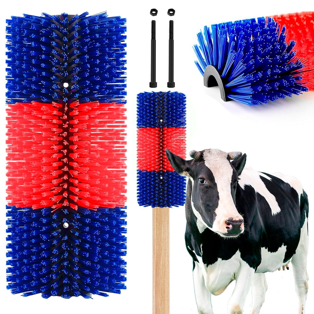 Livestock Scratching Brush, 17.2 x 7.48 Inch Goat Brushes for Grooming ...