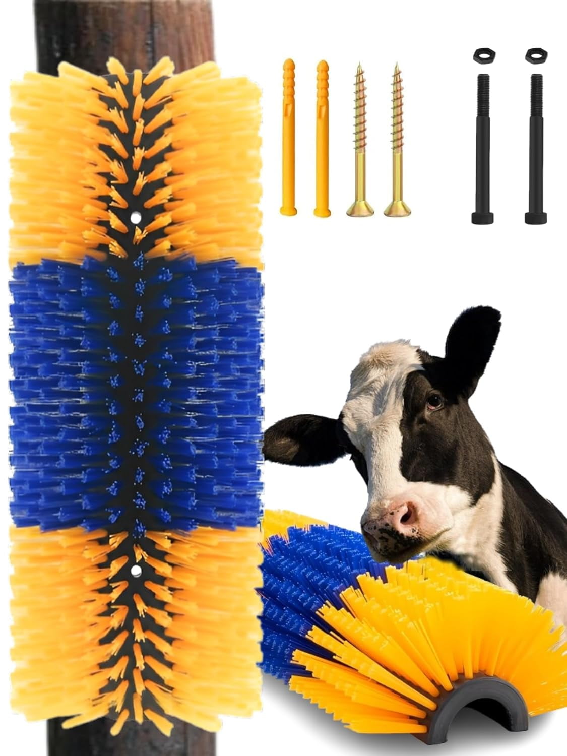 Animal Grooming Brush Livestock Scratching Brush 2PCS – Grooming ...
